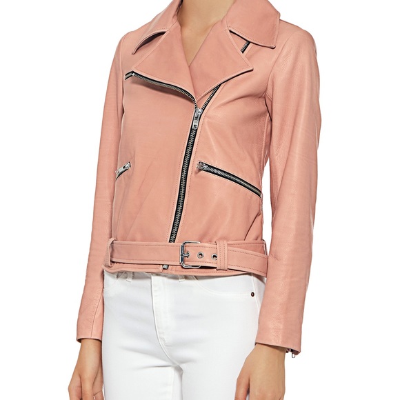 A.L.C. | Jackets & Coats | Alc Pink Leather Jacket | Poshmark